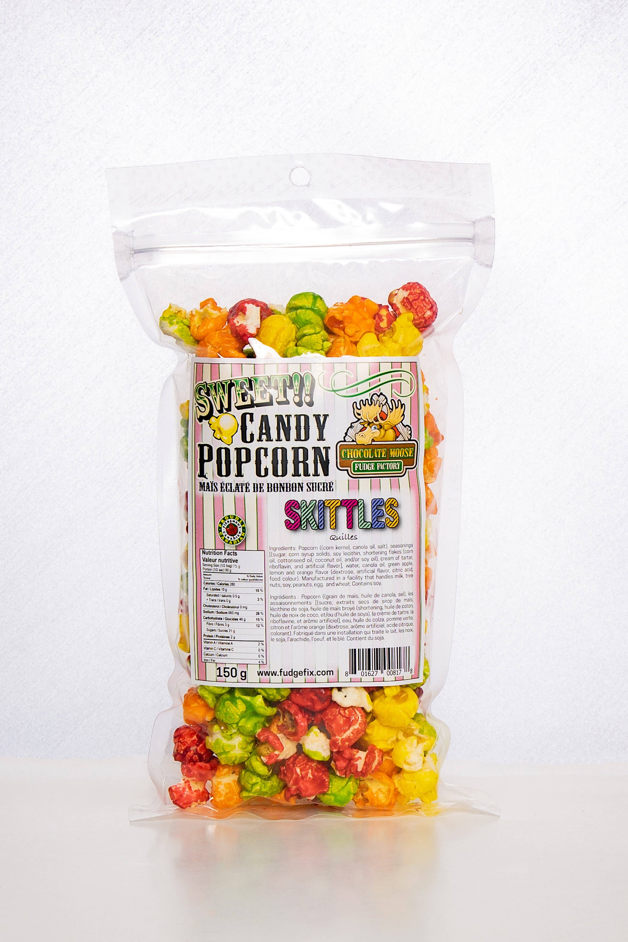 Chocolate Moose Fudge Factory - Candy Popcorn - Skittles 150g | Jumping ...