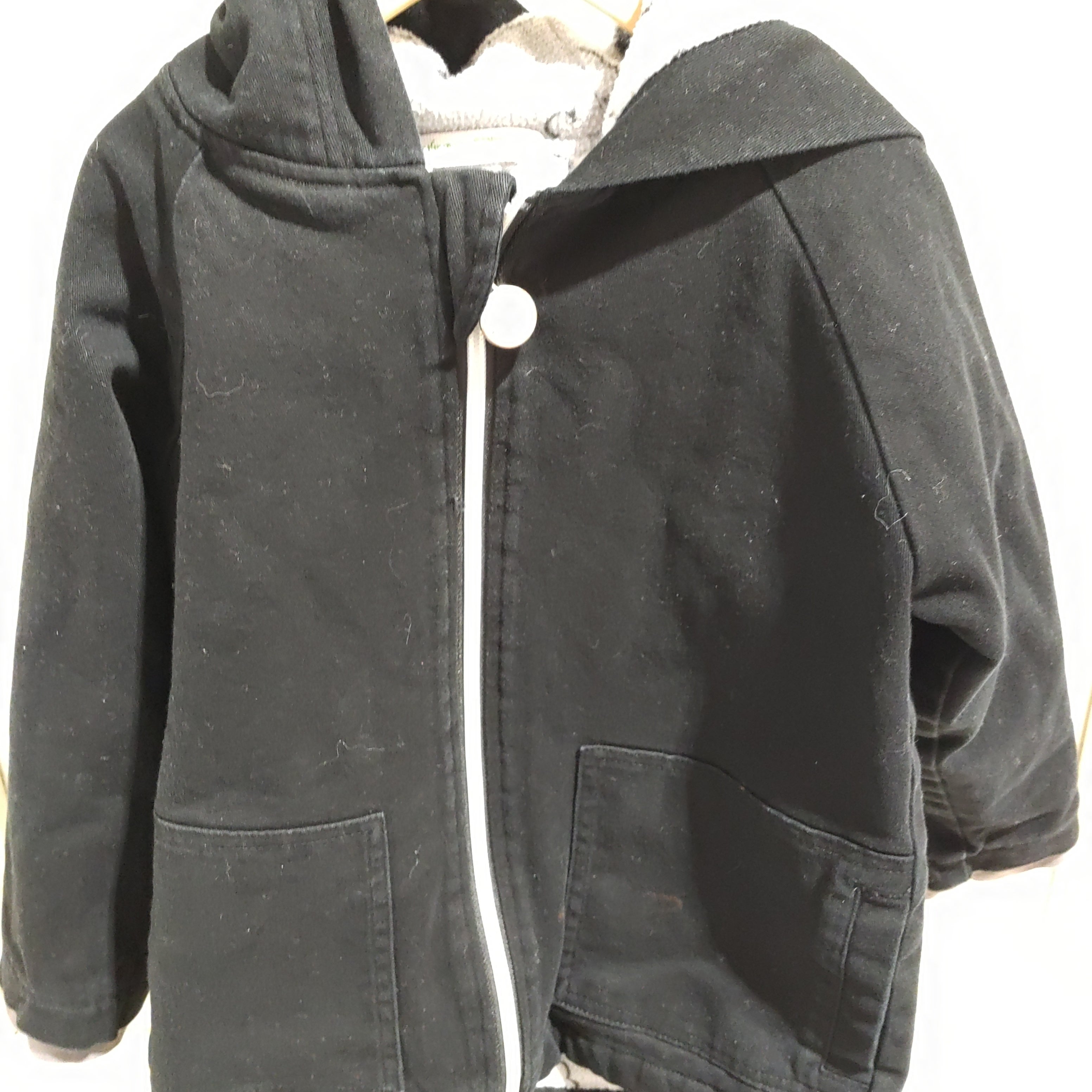 Black Peekaboo Beans Jacket | Jumping Jacks Children’s Boutique