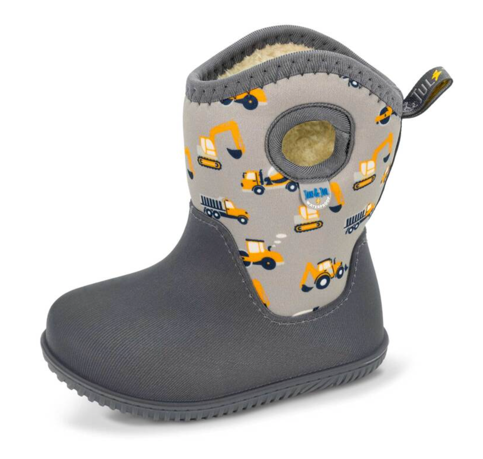 Jan & Jul - Grey Construction - Toasty Dry Lite Winter Boots | Jumping ...